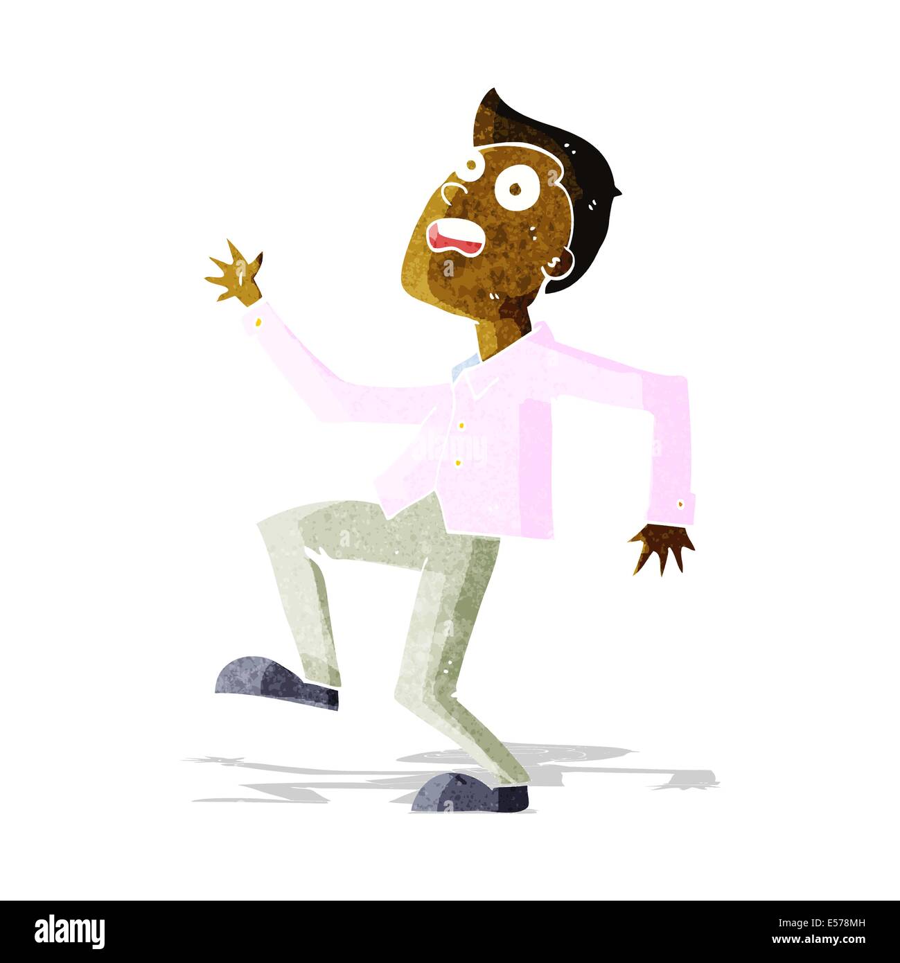cartoon man panicking Stock Vector Image & Art - Alamy