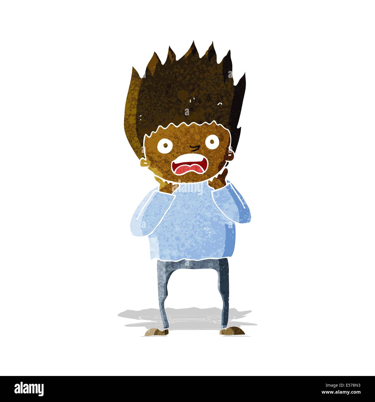 cartoon man panicking Stock Vector Image & Art - Alamy