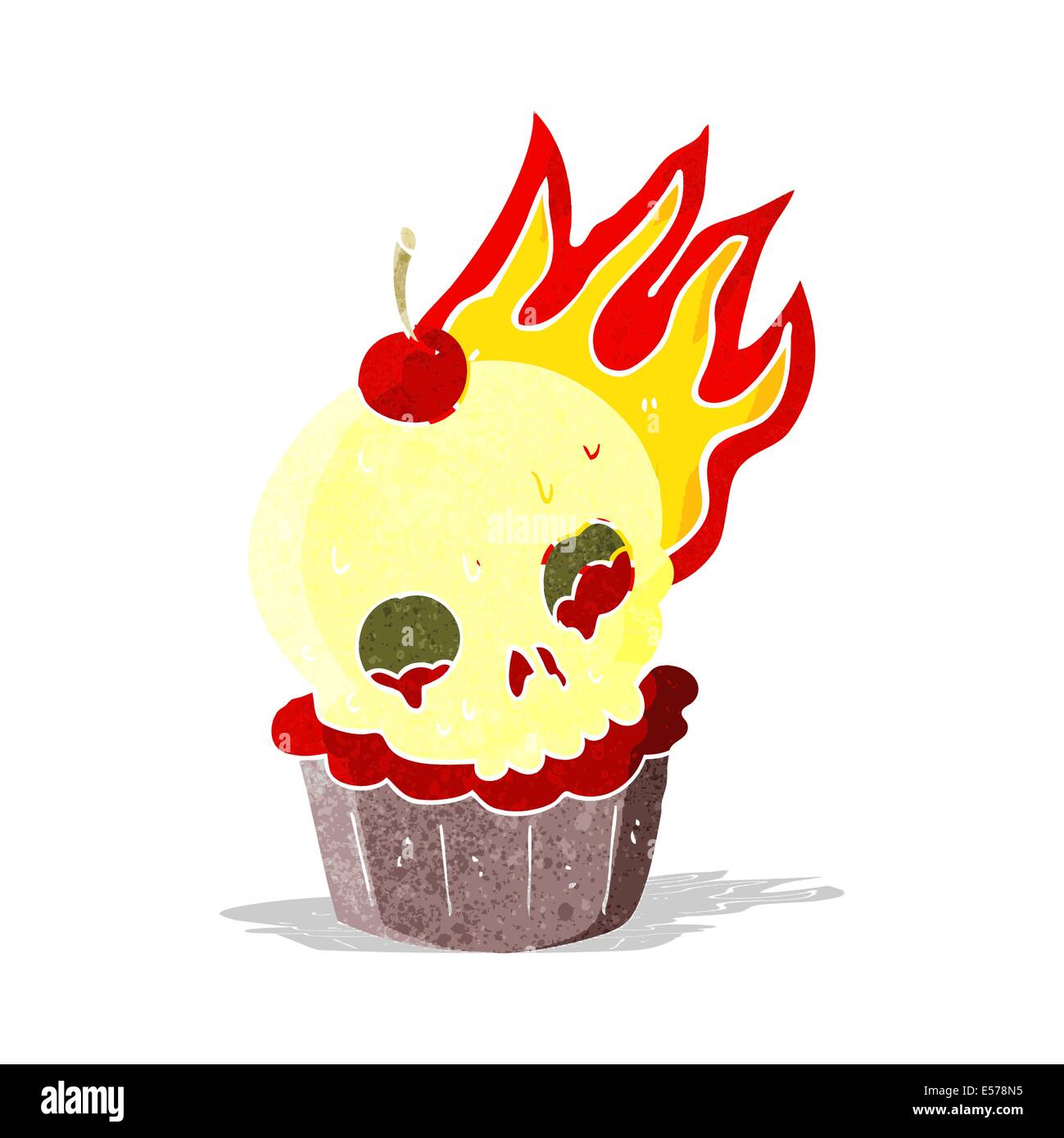 cartoon halloween cup cake Stock Vector Image & Art - Alamy