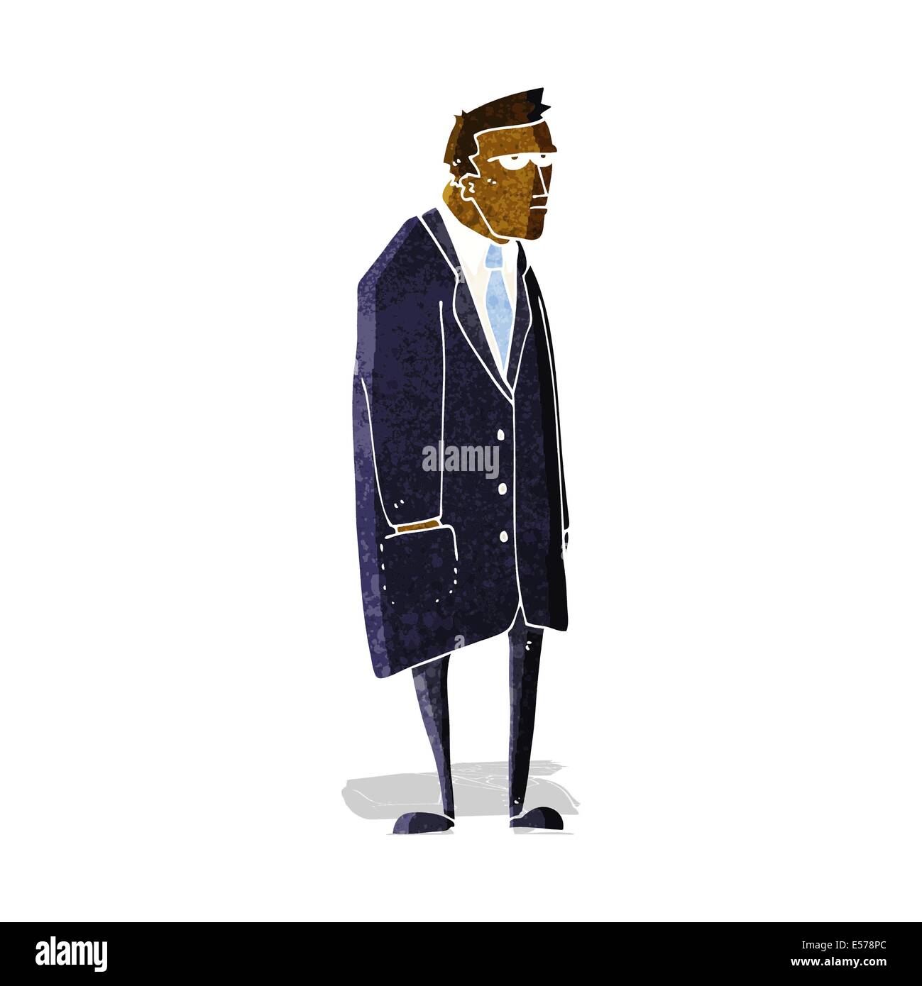 cartoon bad tempered man Stock Vector Image & Art - Alamy