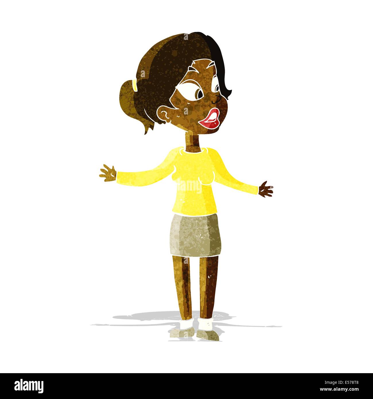 Explaining something funny hi-res stock photography and images - Alamy