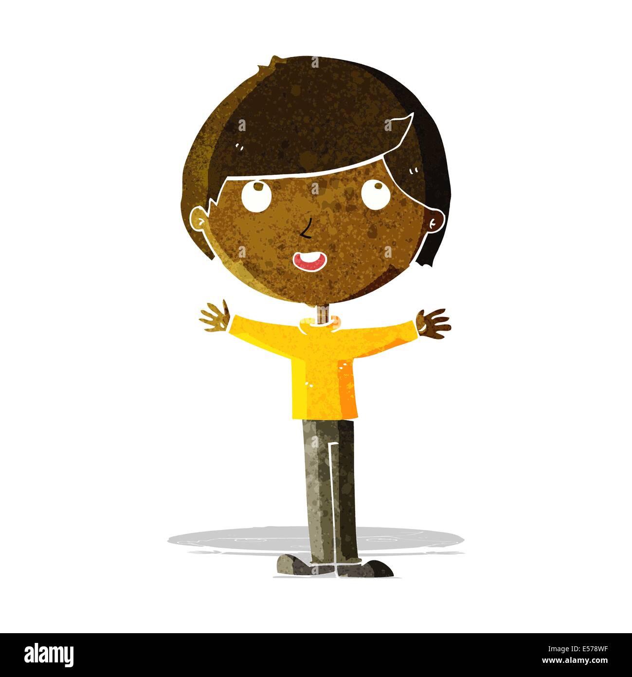 cartoon happy boy Stock Vector Image & Art - Alamy