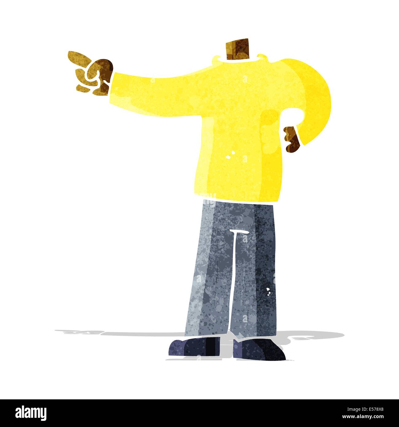 cartoon pointing body (mix and match cartoons or add own photos Stock ...