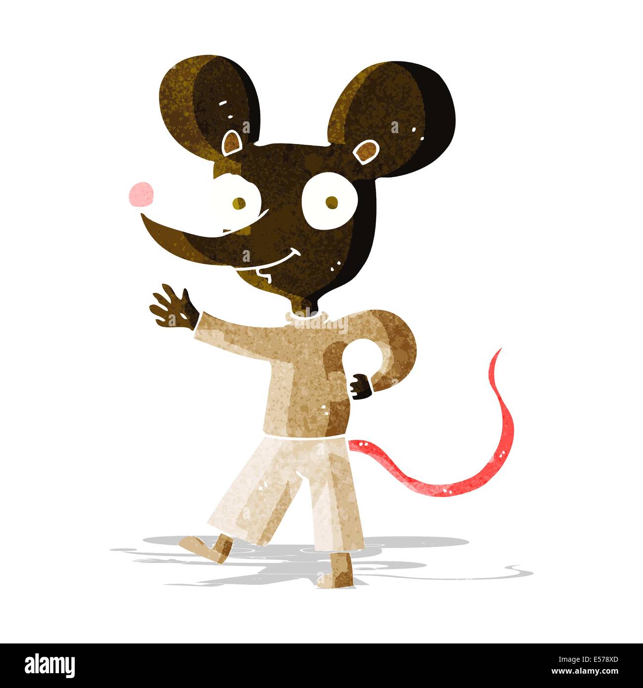 cartoon waving mouse Stock Vector Image & Art - Alamy
