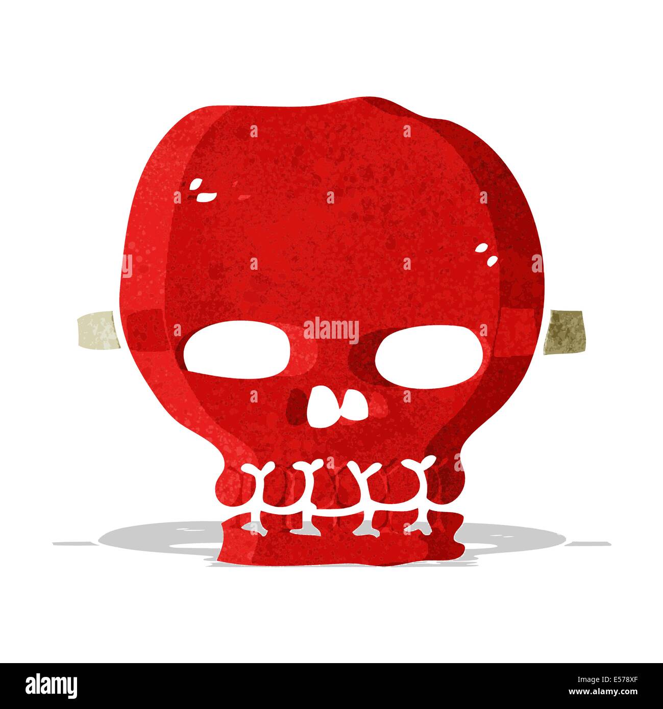 cartoon spooky skull mask Stock Vector Image & Art - Alamy