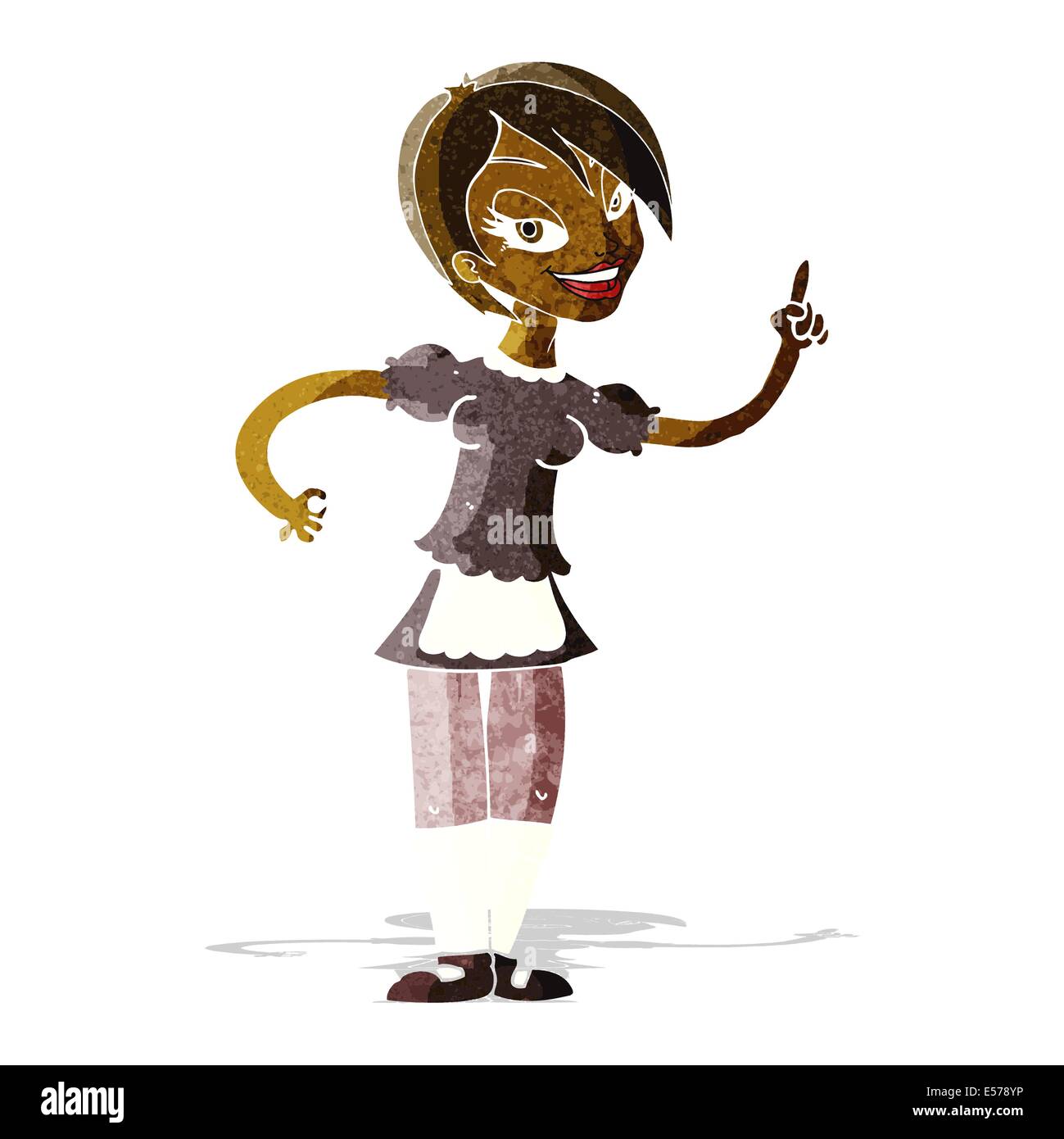 cartoon waitress taking order Stock Vector Image & Art - Alamy