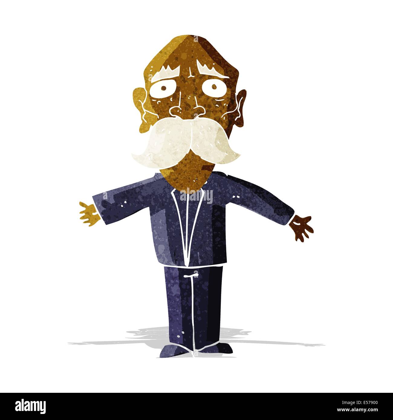 cartoon disappointed old man Stock Vector Image & Art - Alamy