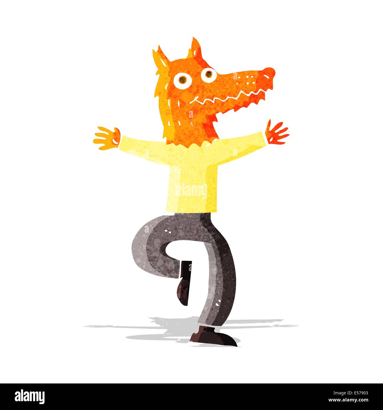 cartoon fox man Stock Vector Image & Art - Alamy