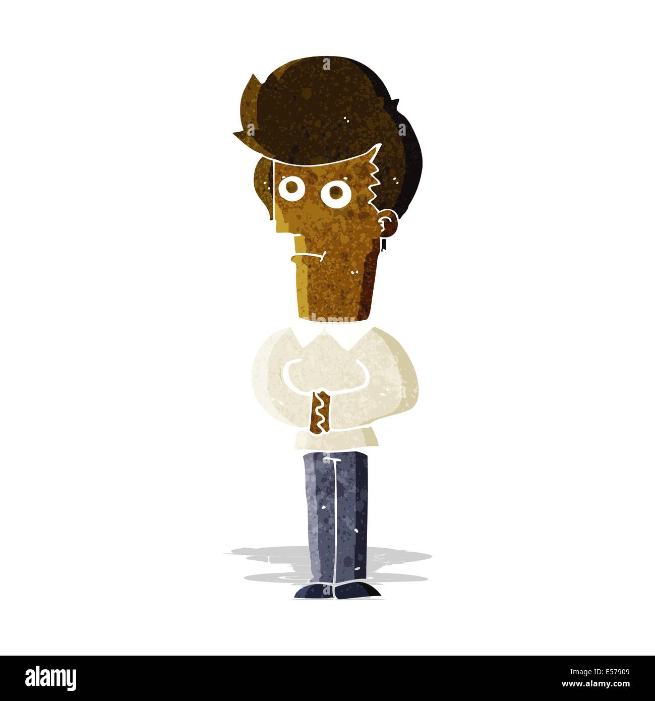 cartoon man staring Stock Vector Image & Art - Alamy