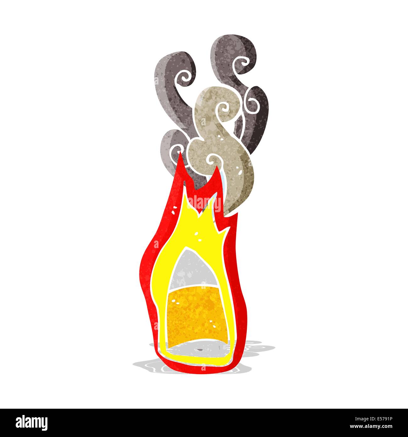 cartoon flaming bullet Stock Vector Image & Art - Alamy
