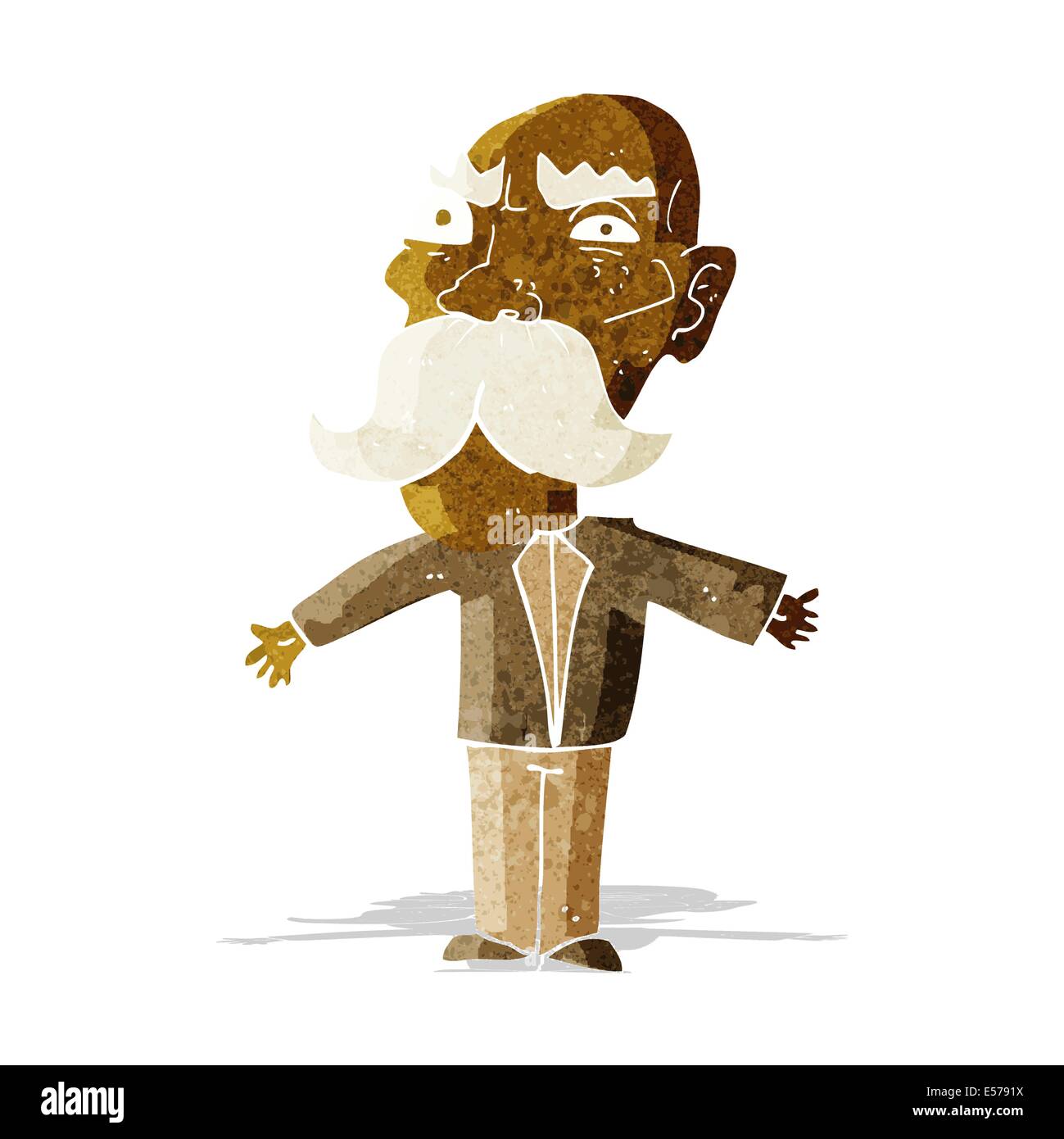 cartoon angry old man Stock Vector Image & Art - Alamy