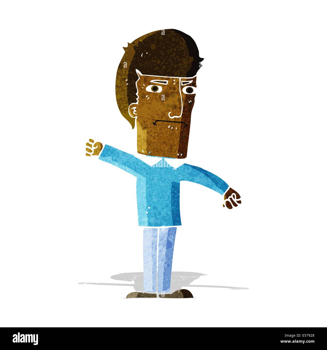 cartoon angry man Stock Vector Image & Art - Alamy