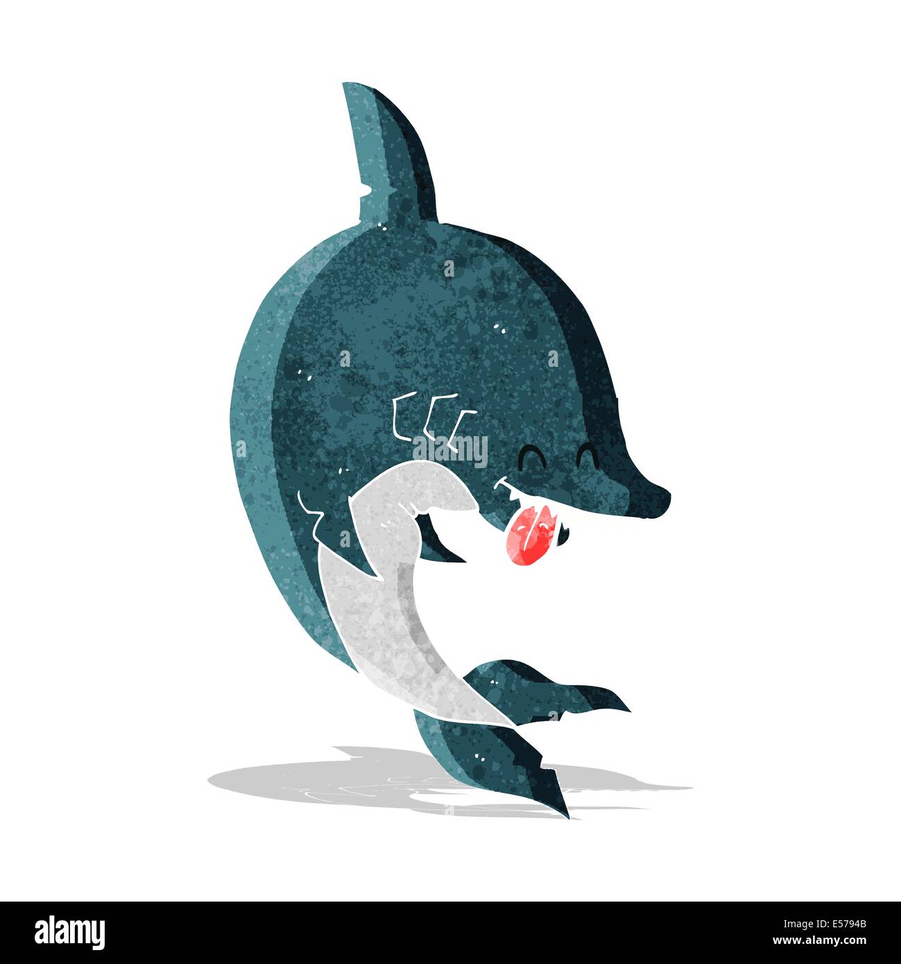 funny cartoon shark Stock Vector Image & Art - Alamy