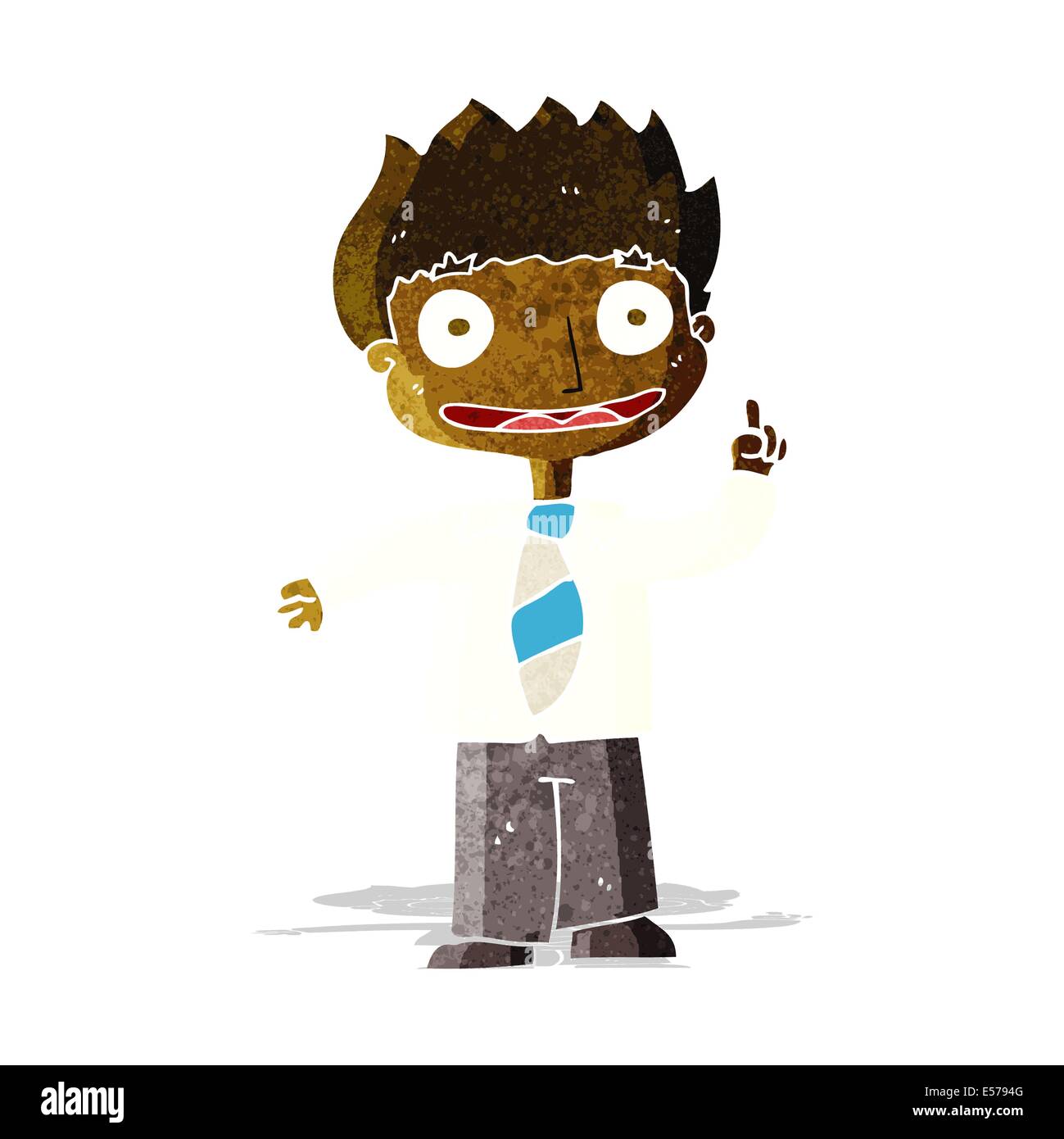 cartoon man with idea Stock Vector Image & Art - Alamy