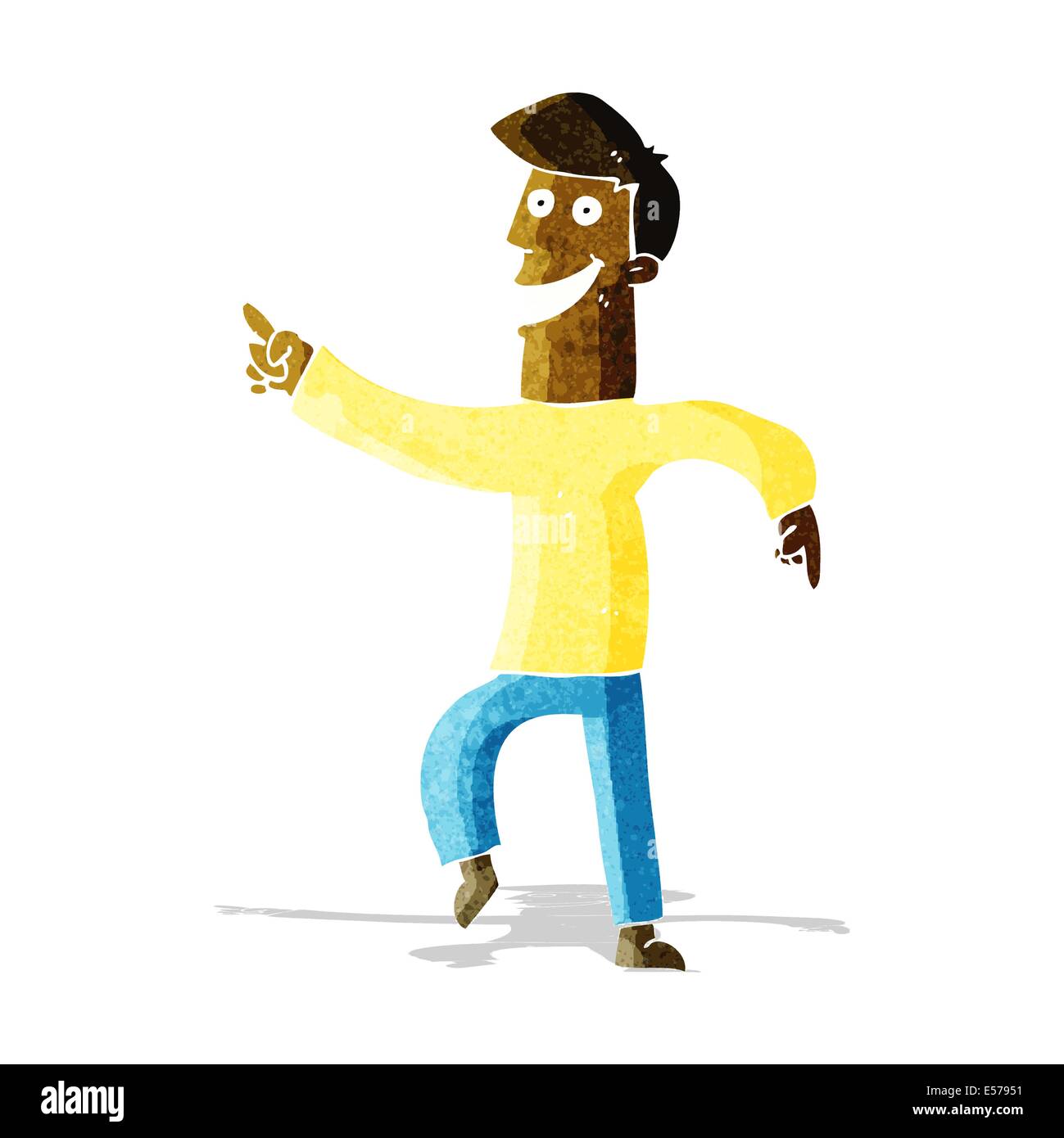 cartoon grinning man Stock Vector Image & Art - Alamy