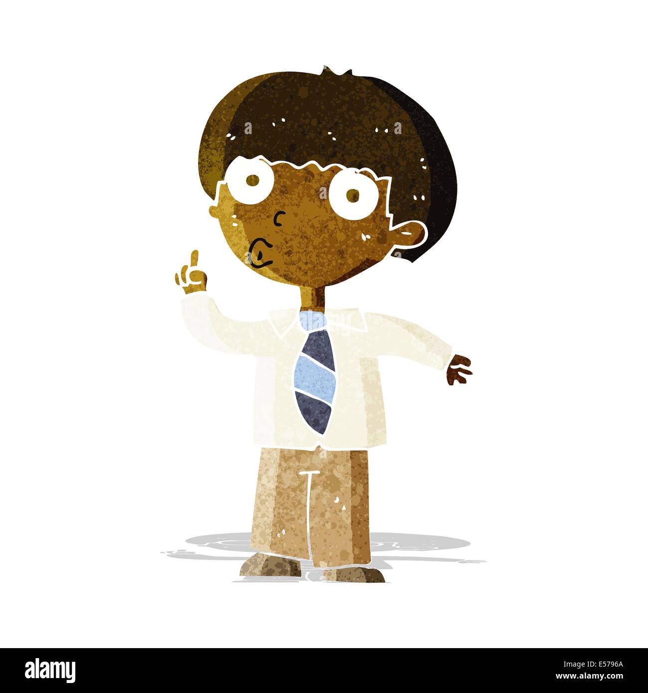 Cartoon school boy question hi-res stock photography and images - Alamy