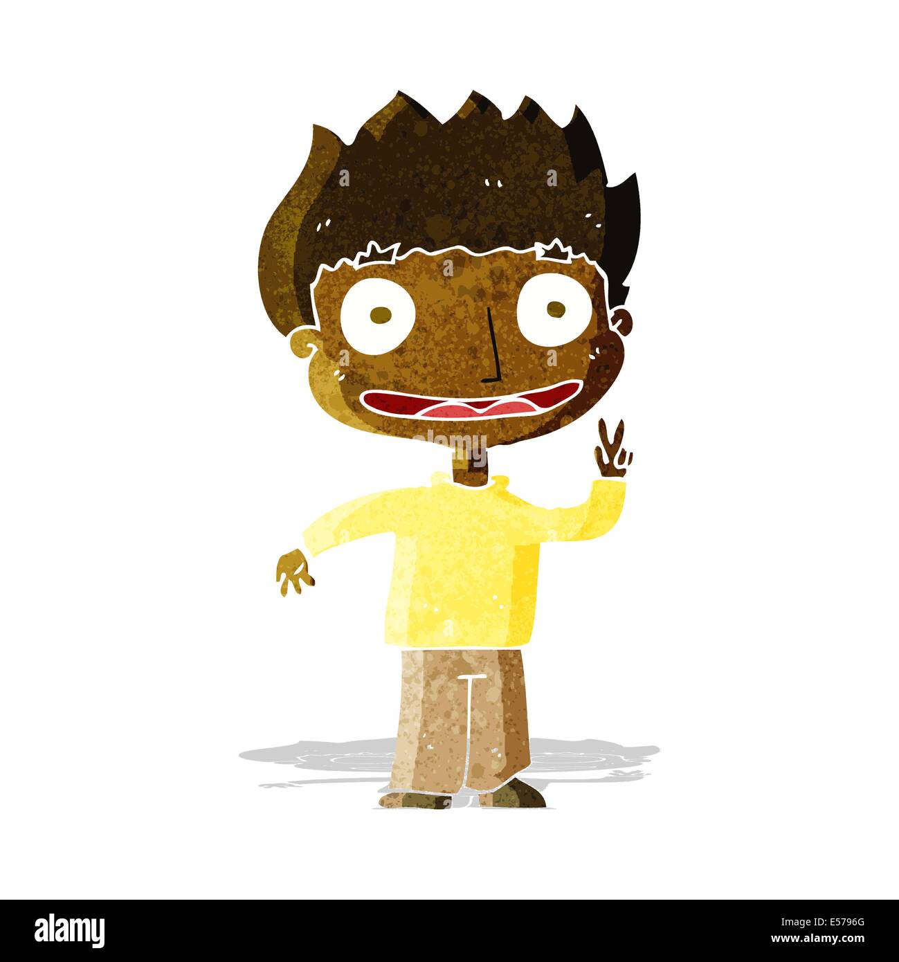 cartoon happy boy Stock Vector Image & Art - Alamy