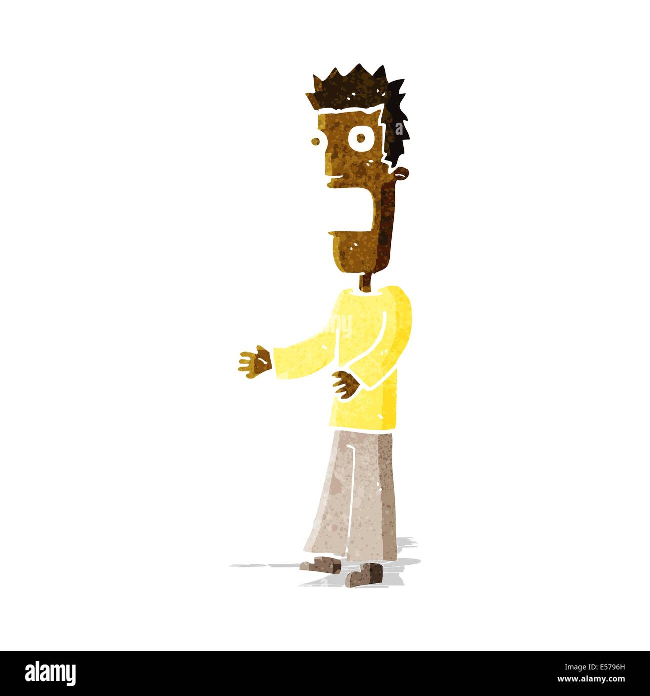 cartoon man freaking out Stock Vector Image & Art - Alamy