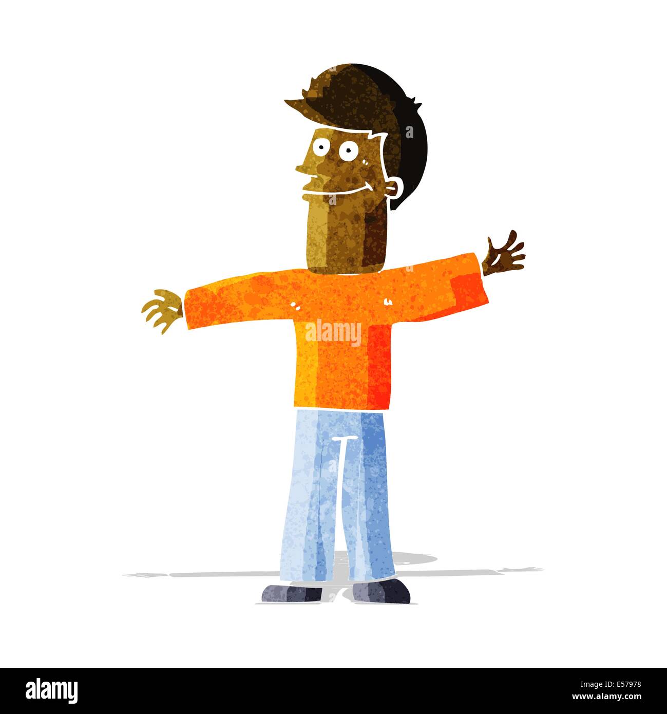 cartoon happy man Stock Vector Image & Art - Alamy