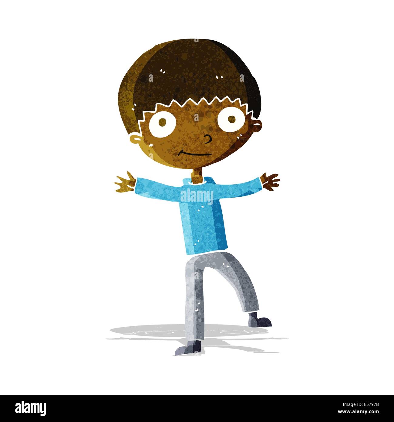cartoon happy boy Stock Vector Image & Art - Alamy