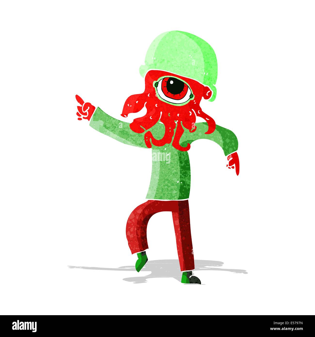 cartoon alien man dancing Stock Vector Image & Art - Alamy