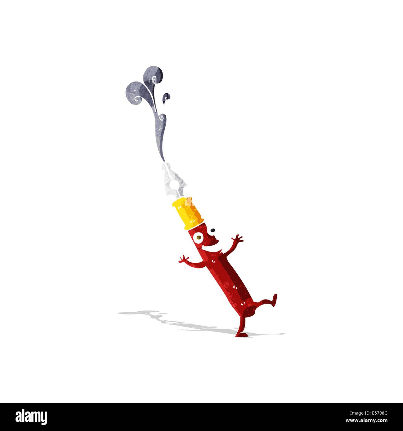 cartoon pen character Stock Vector Image & Art - Alamy