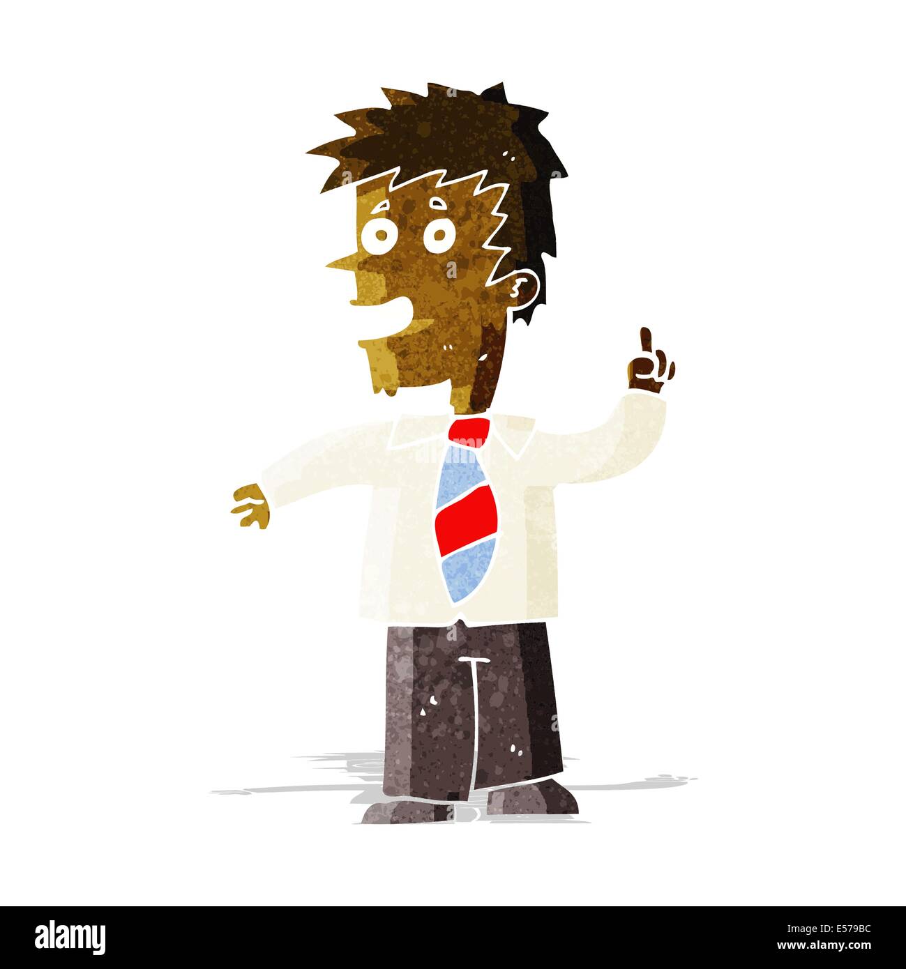 cartoon man with idea Stock Vector Image & Art - Alamy
