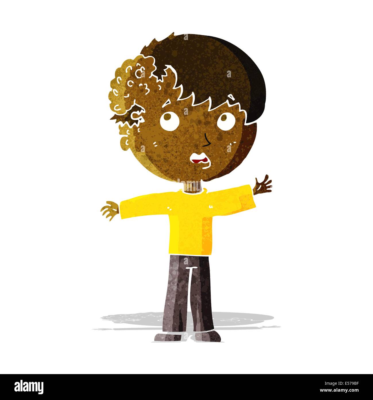 cartoon boy with growth on head Stock Vector Image & Art - Alamy