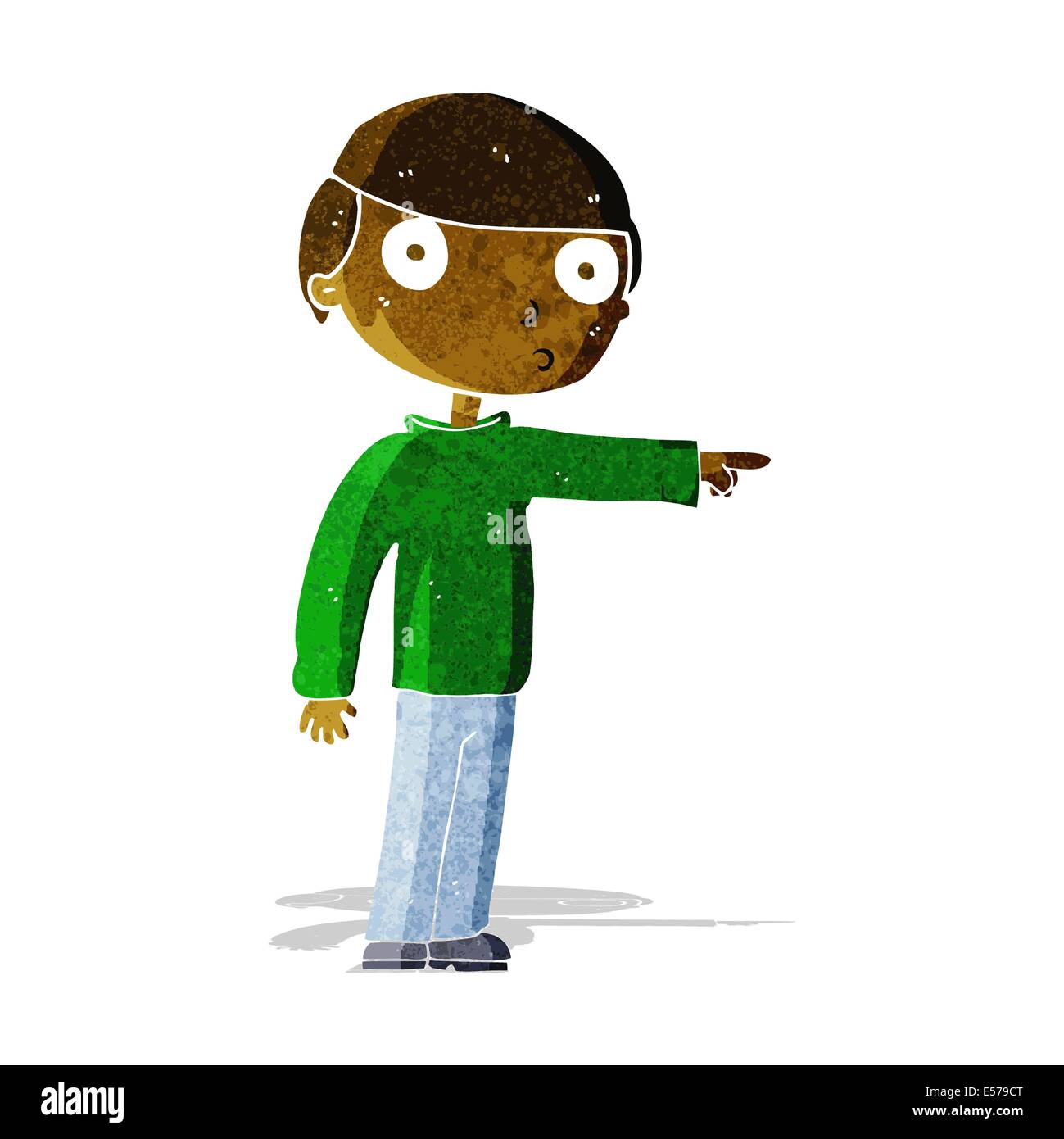 cartoon man pointing Stock Vector Image & Art - Alamy