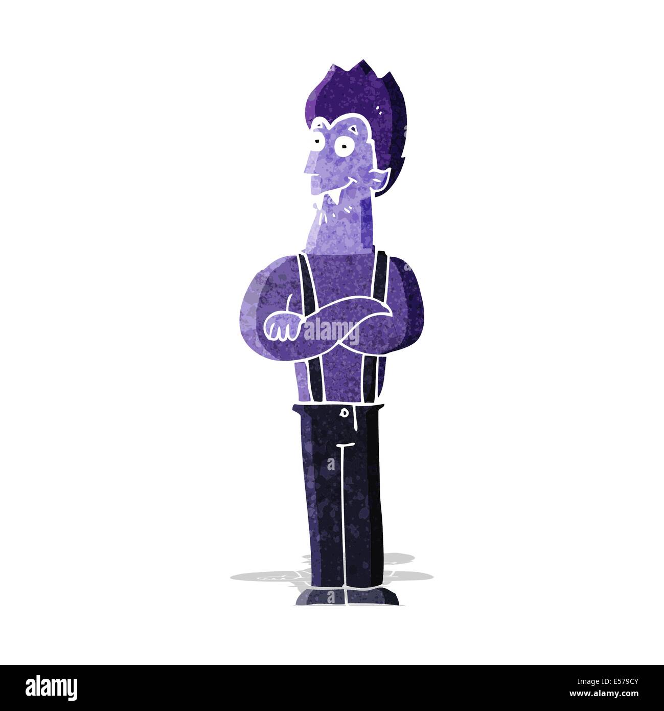 cartoon happy vampire Stock Vector Image & Art - Alamy