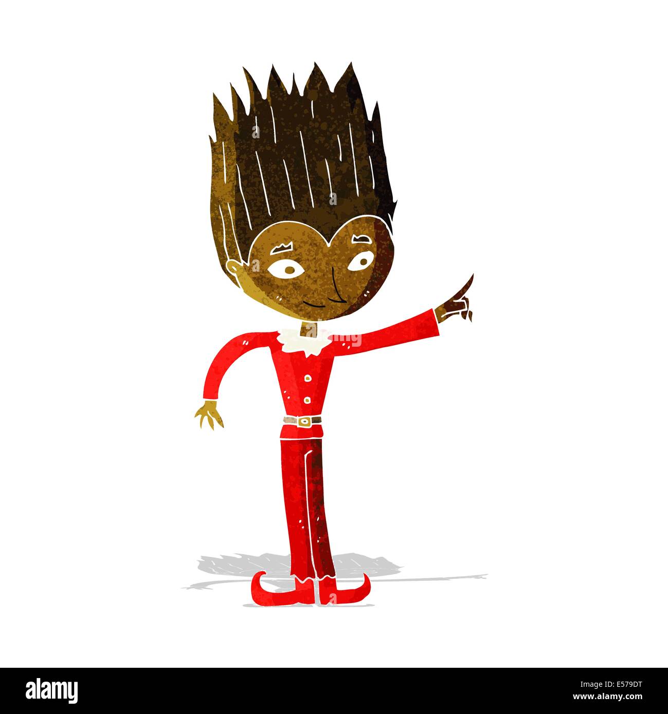 cartoon magic christmas elf Stock Vector Image & Art - Alamy