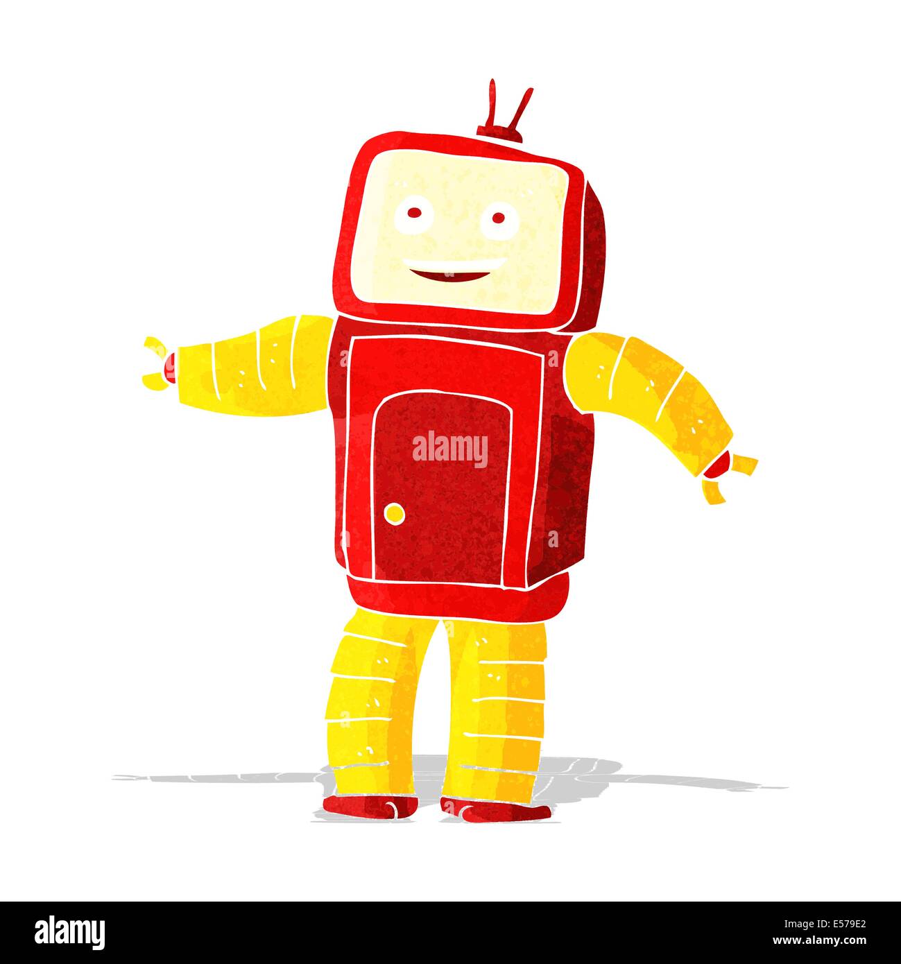 cartoon funny robot Stock Vector Image & Art - Alamy
