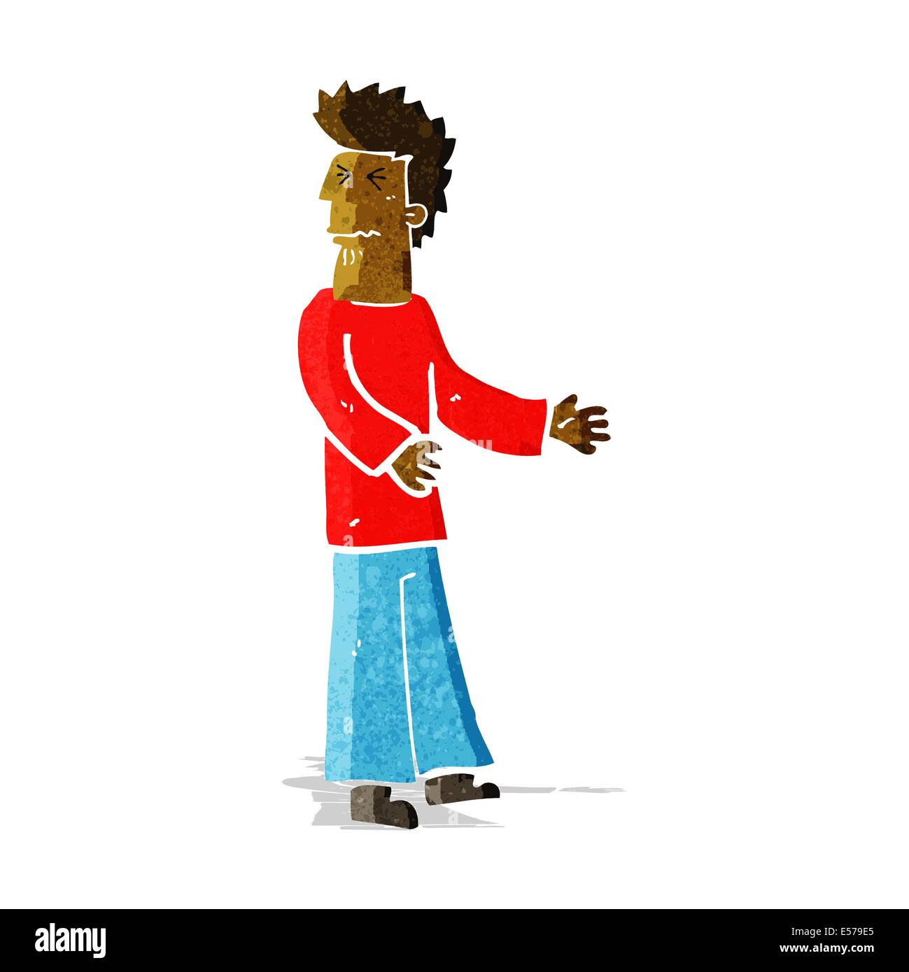 Cartoon disgusted man hi-res stock photography and images - Alamy