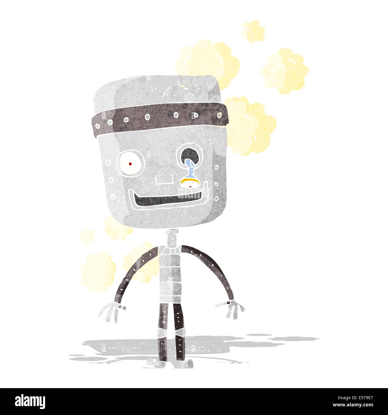 cartoon funny robot Stock Vector Image & Art - Alamy
