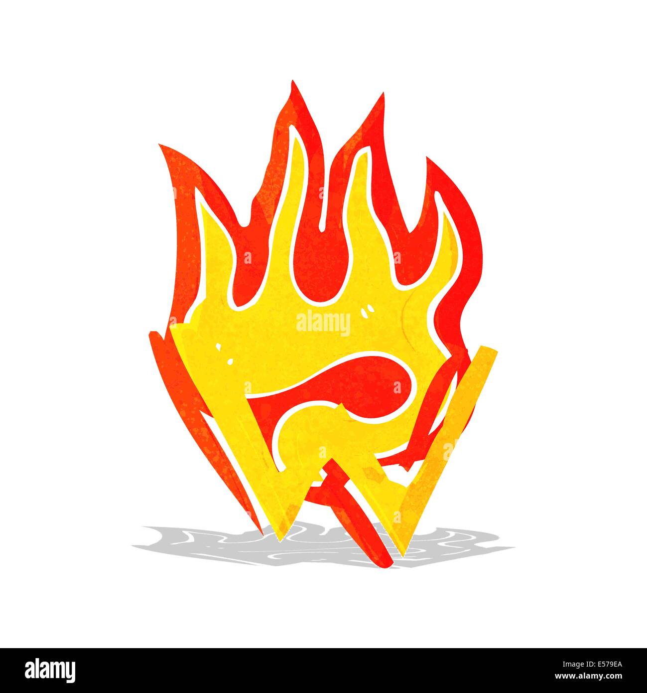 cartoon flaming letter Stock Vector Image & Art - Alamy