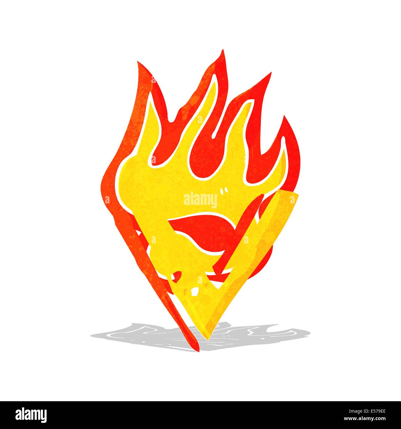 cartoon flaming letter Stock Vector Image & Art - Alamy
