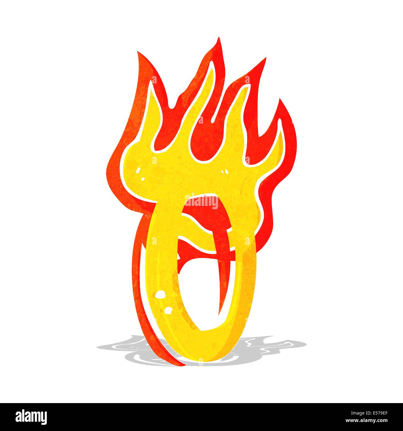 cartoon flaming letter Stock Vector Image & Art - Alamy