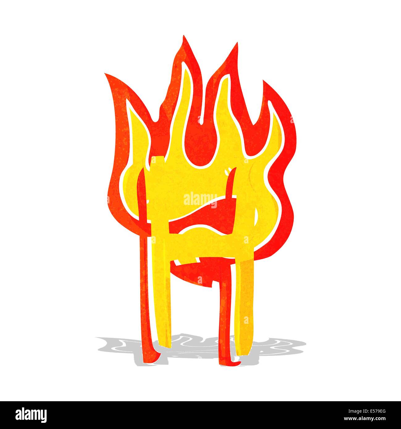 cartoon flaming letter Stock Vector Image & Art - Alamy