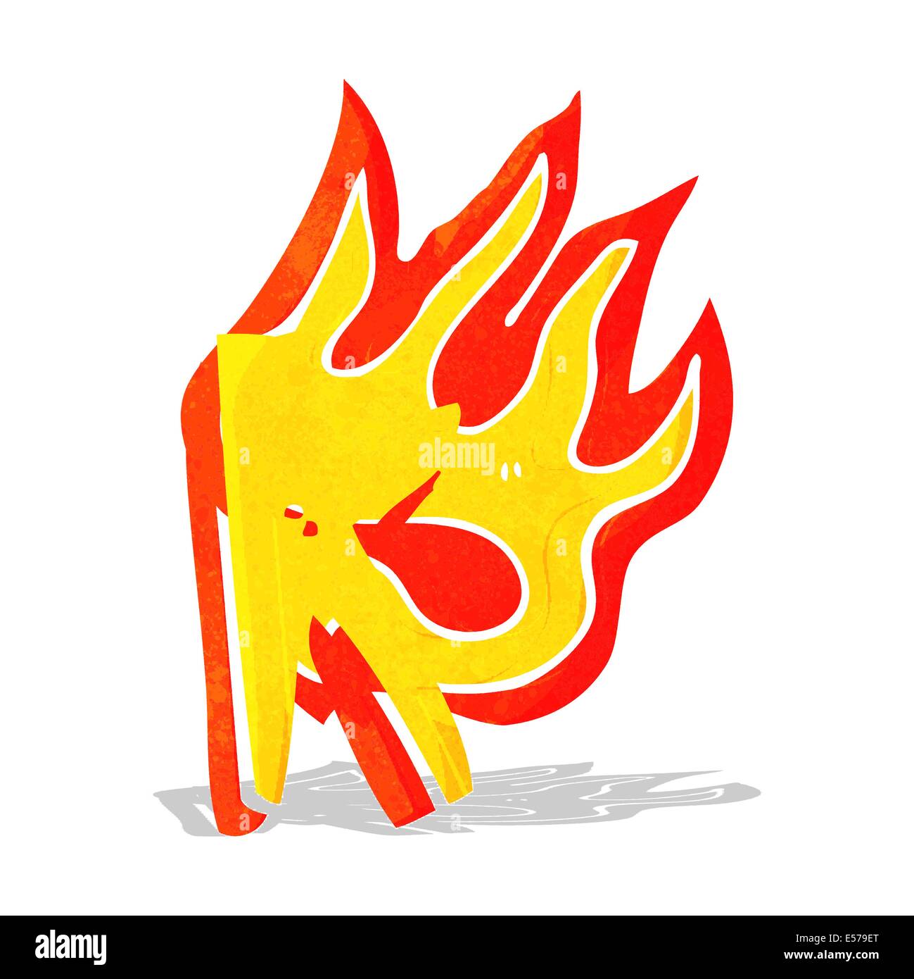 cartoon flaming letter Stock Vector Image & Art - Alamy