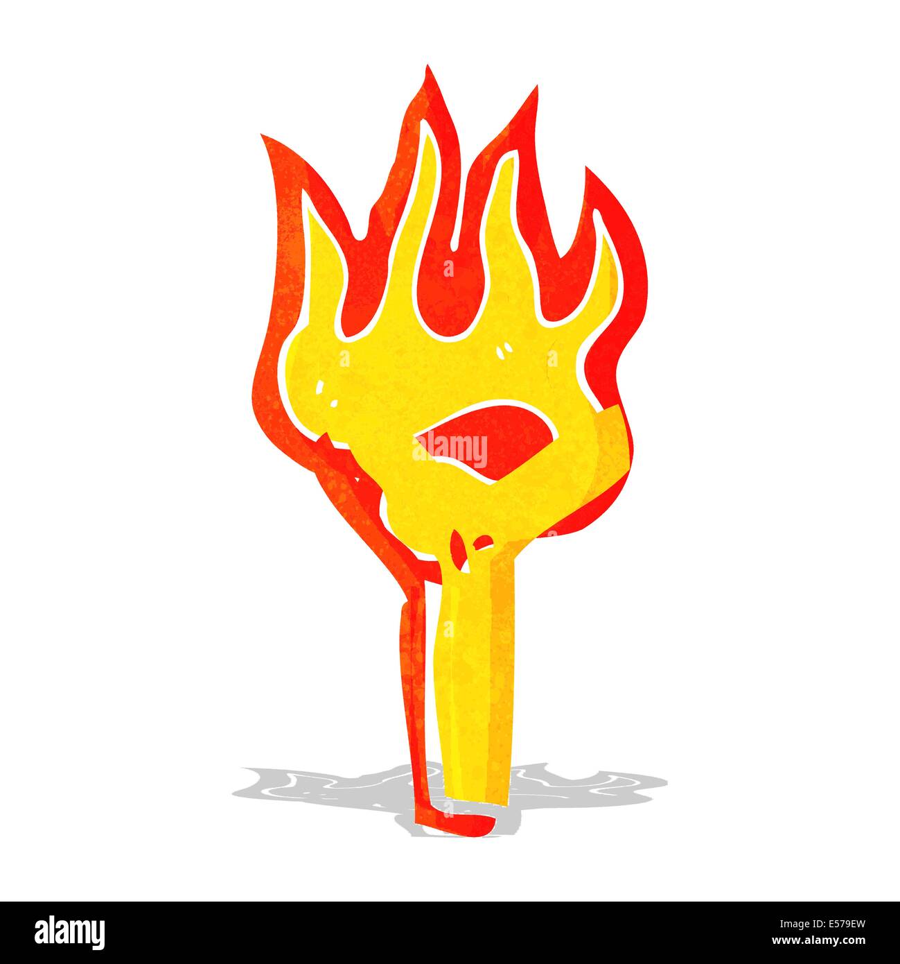 cartoon flaming letter Stock Vector Image & Art - Alamy