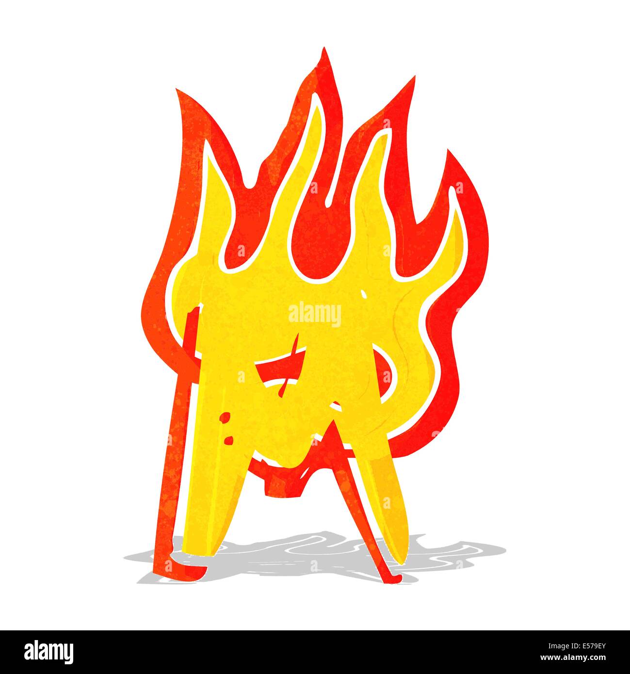 cartoon flaming letter Stock Vector Image & Art - Alamy
