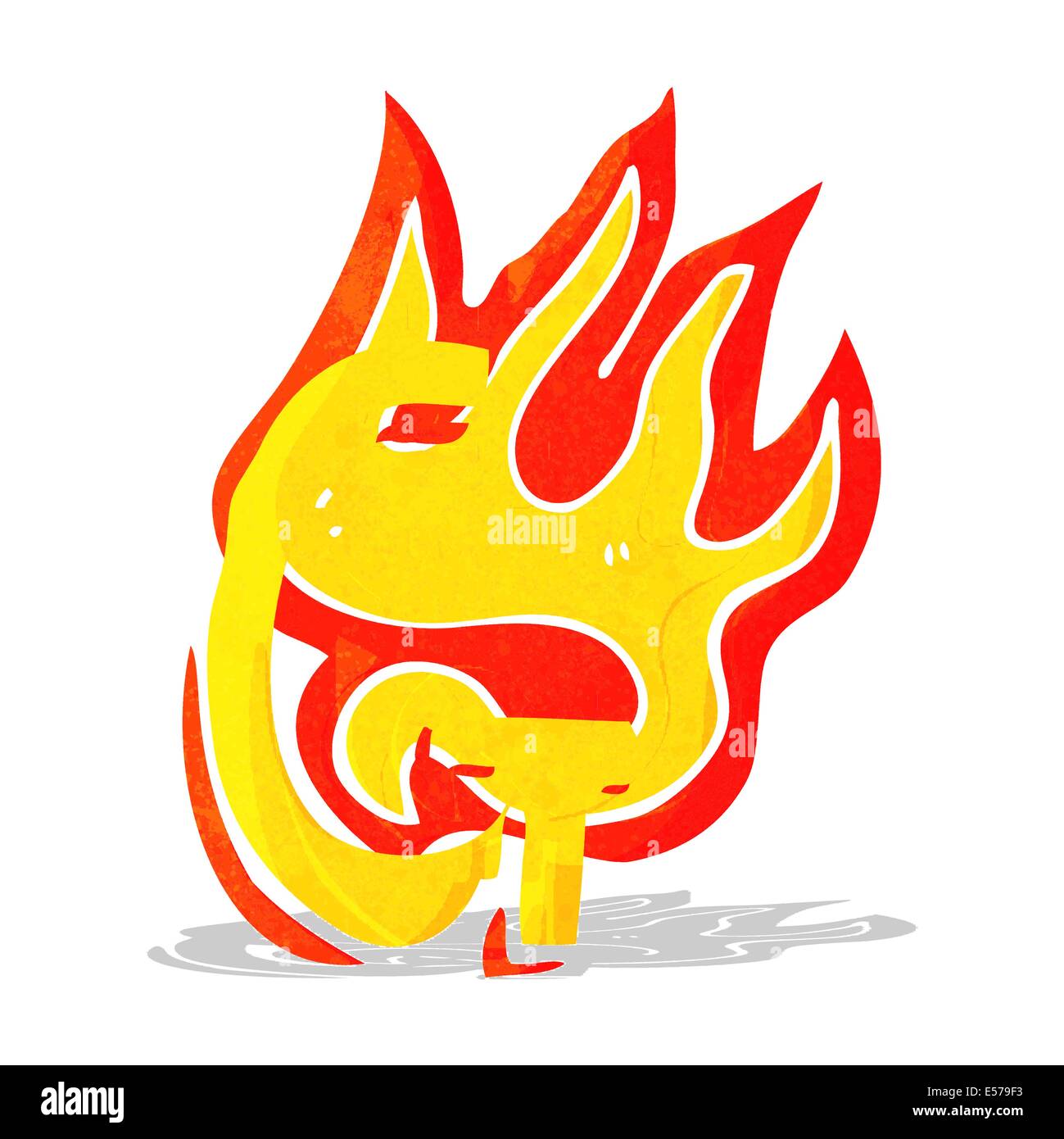 cartoon flaming letter Stock Vector Image & Art - Alamy