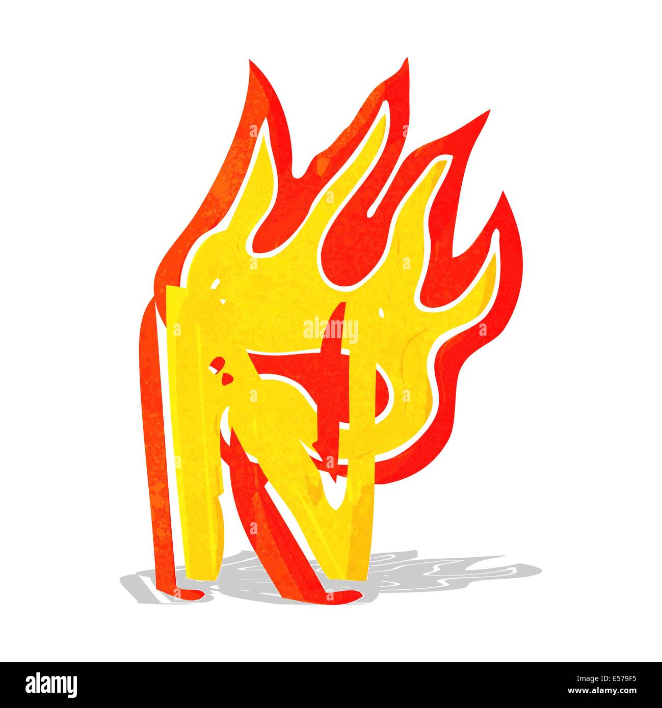 cartoon flaming letter Stock Vector Image & Art - Alamy