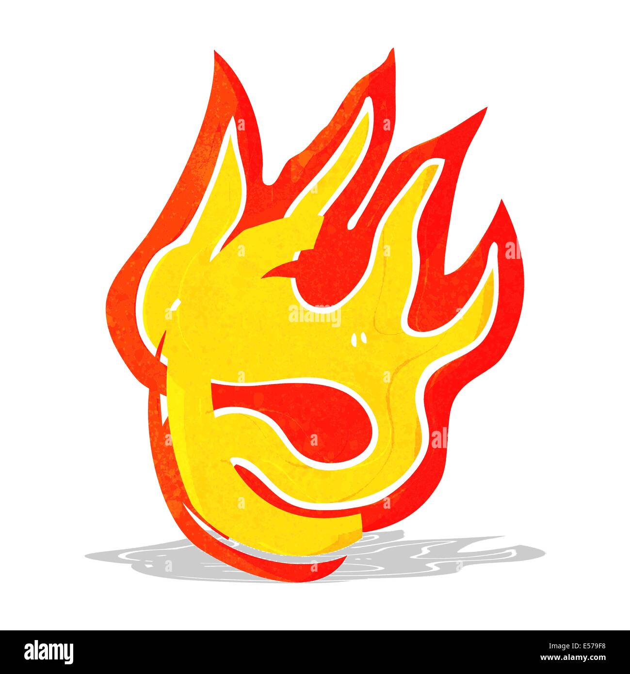 cartoon flaming letter Stock Vector Image & Art - Alamy