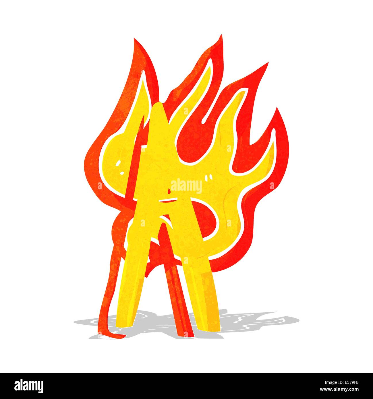 cartoon flaming letter Stock Vector Image & Art - Alamy
