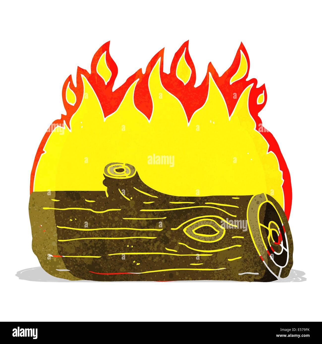Cartoon burning log hi-res stock photography and images - Alamy