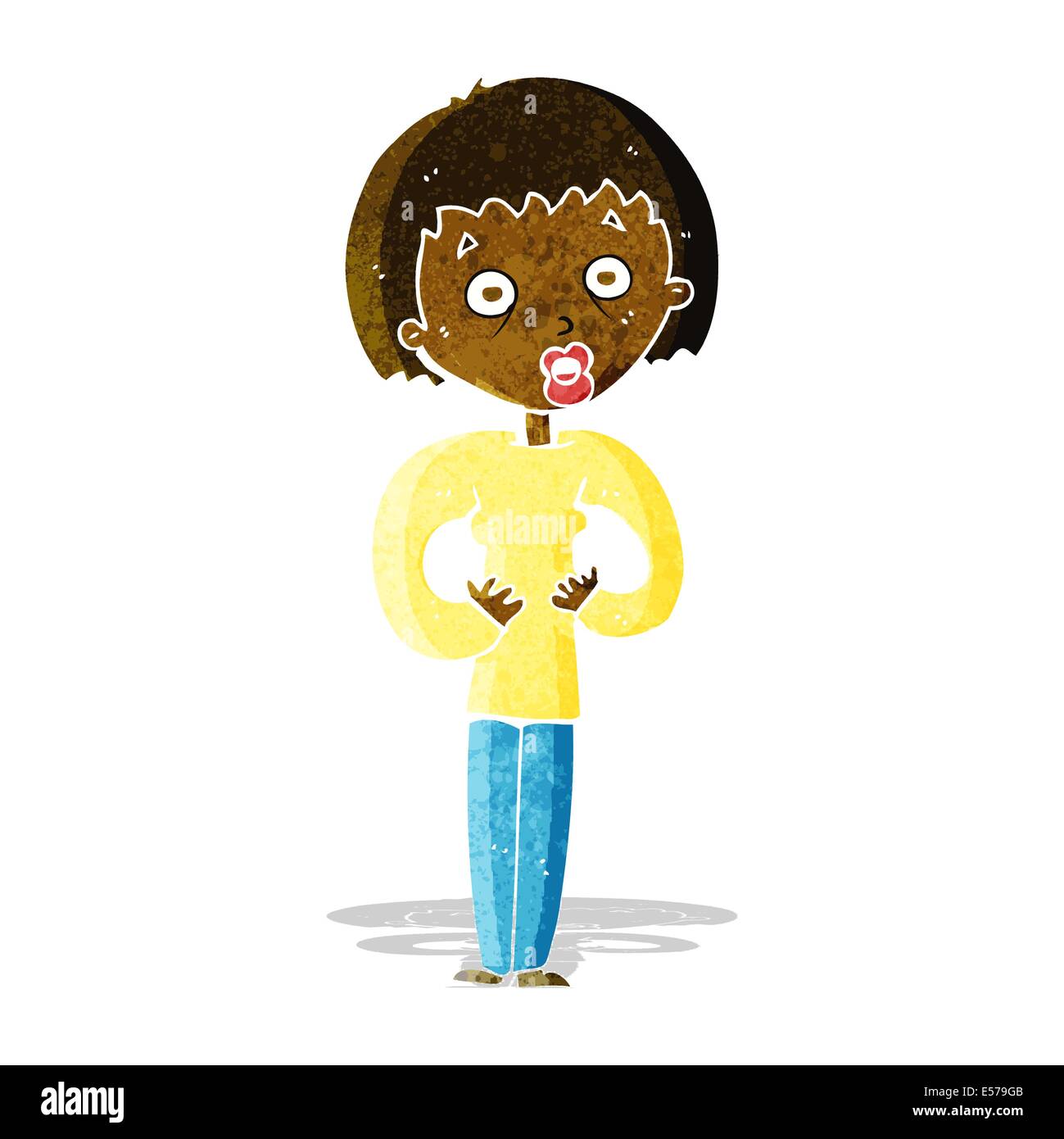 Woman defending Stock Vector Images - Alamy