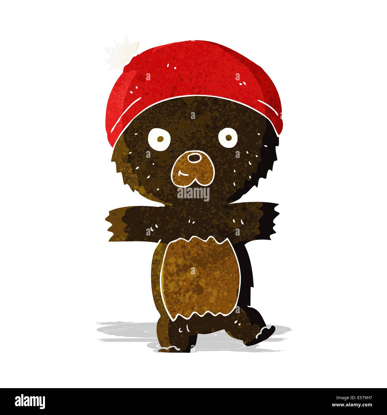 cartoon cute black teddy bear Stock Vector Image & Art - Alamy