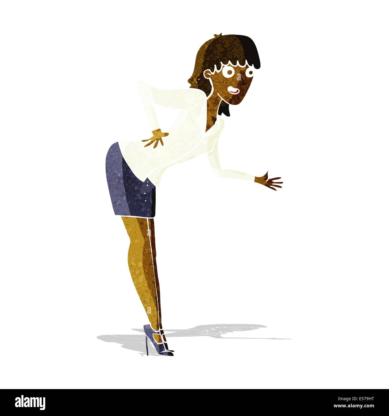 cartoon businesswoman explaining Stock Vector Image & Art - Alamy