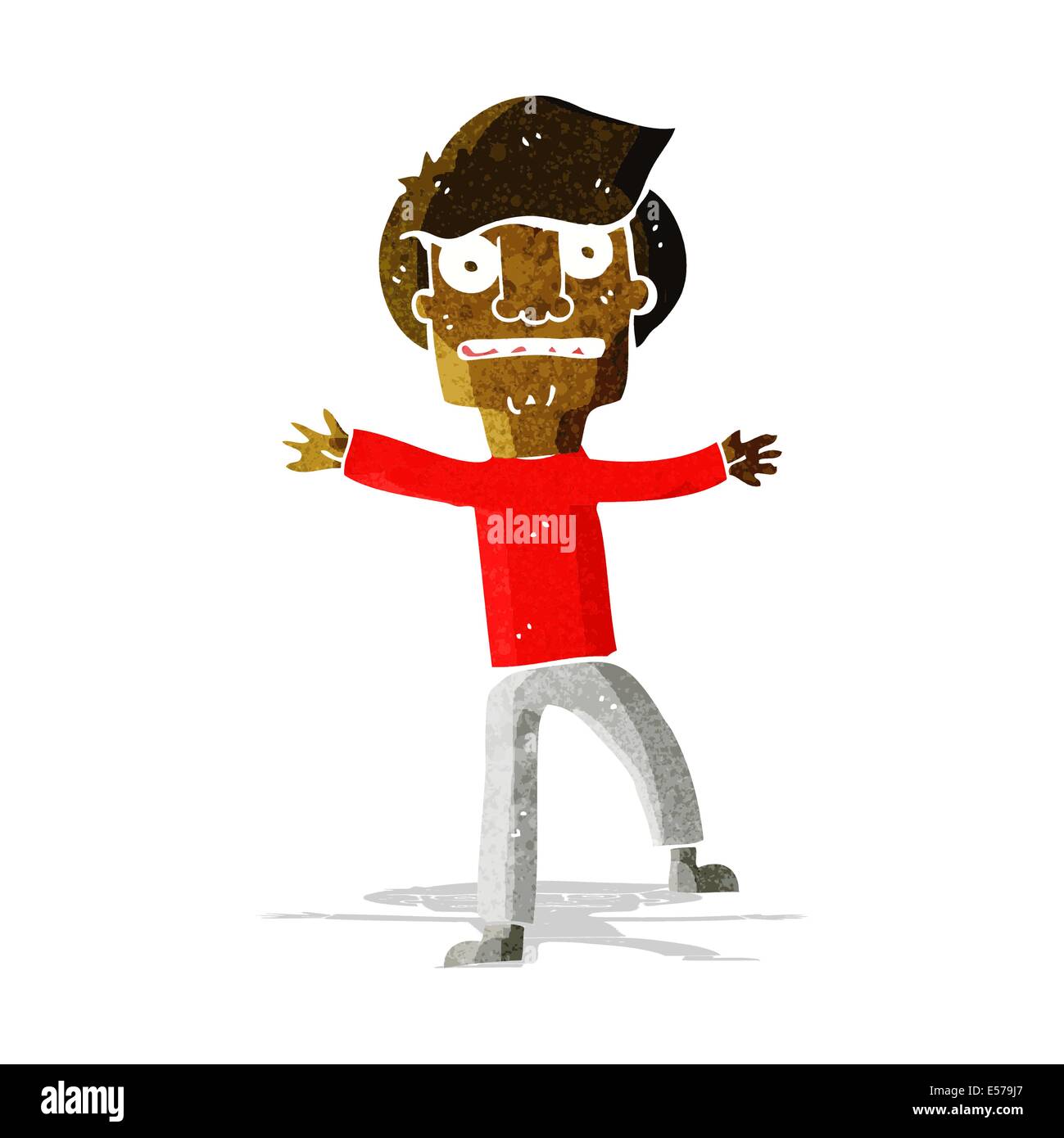 cartoon boy panicking Stock Vector Image & Art - Alamy